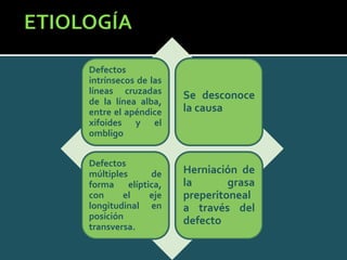 Hernia Umbilical y Epigástrica, Pediatría | PPTX