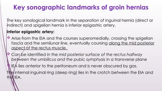 Sonographic Evaluation of Hernias of the Groin and Anterior abdominal ...