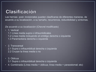 Hernia ventral post incisional | PPTX