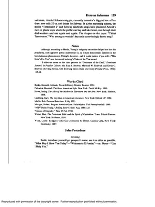 Hero As Salesman, Salesman As Hero | PDF
