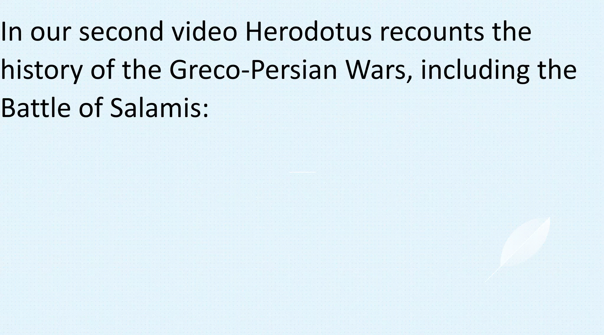 The Greeks Triumph in the Battle of Salamis, Aeschylus and Herodotus ...