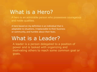 Heroes | PPTX