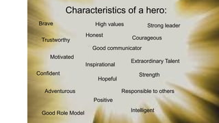 What makes a hero classroom presentation | PPTX