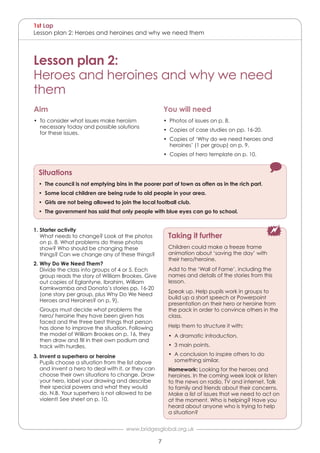 HEROES AND HEROINES PRIMARY | PDF