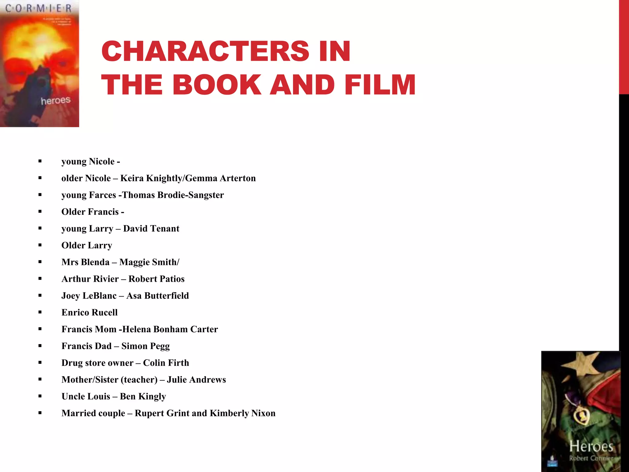 Heroes presentation | PPTX