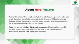 Hero FinCorp Brand Insights! | PPT