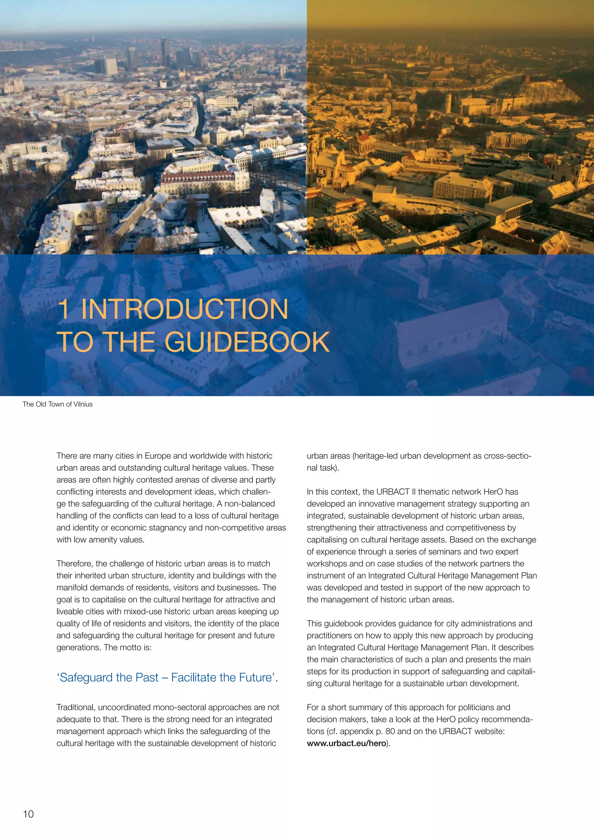 The Road to Success - Integrated Management of Historic Towns | PDF