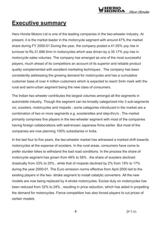 Hero honda.doc