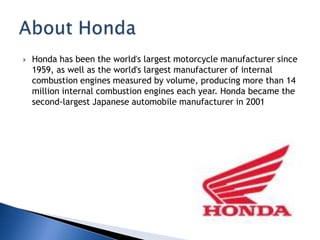 Hero Honda - Accounts Presentation | PPTX | Automotive Industry ...