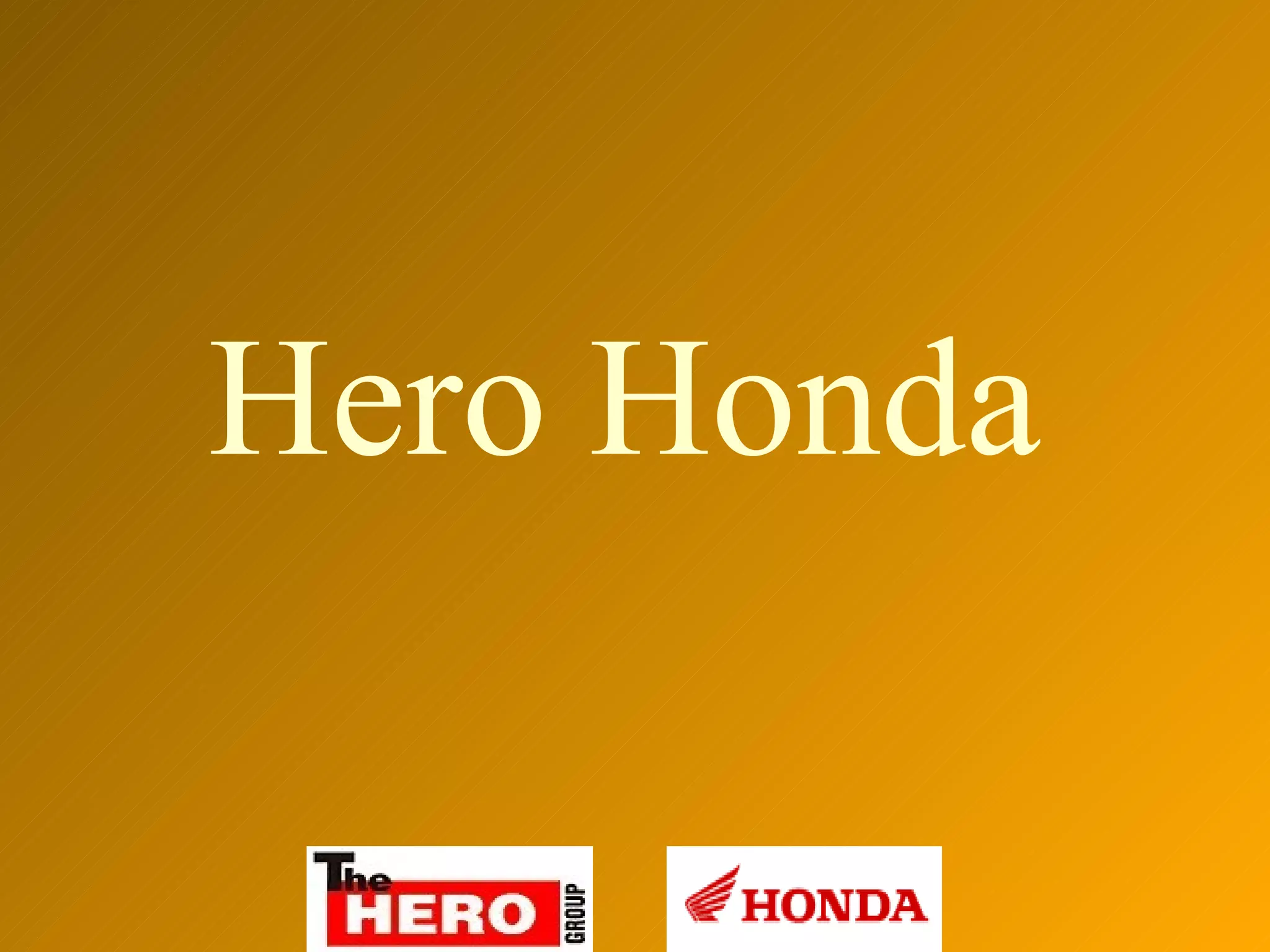 Hero honda swot analysis | PDF