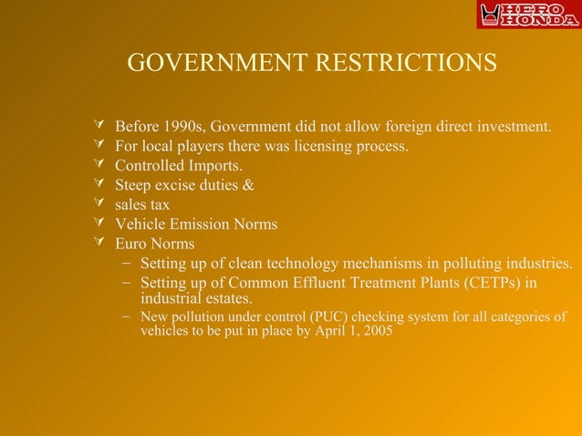 Hero honda swot analysis | PDF | Motorcycle Sports | Auto Racing