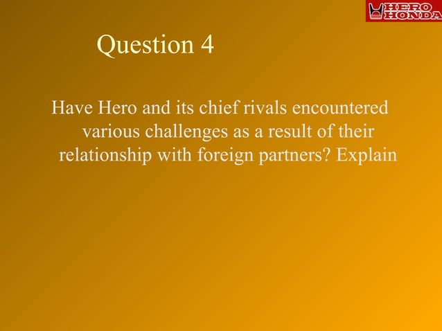 Hero honda swot analysis | PDF | Motorcycle Sports | Auto Racing