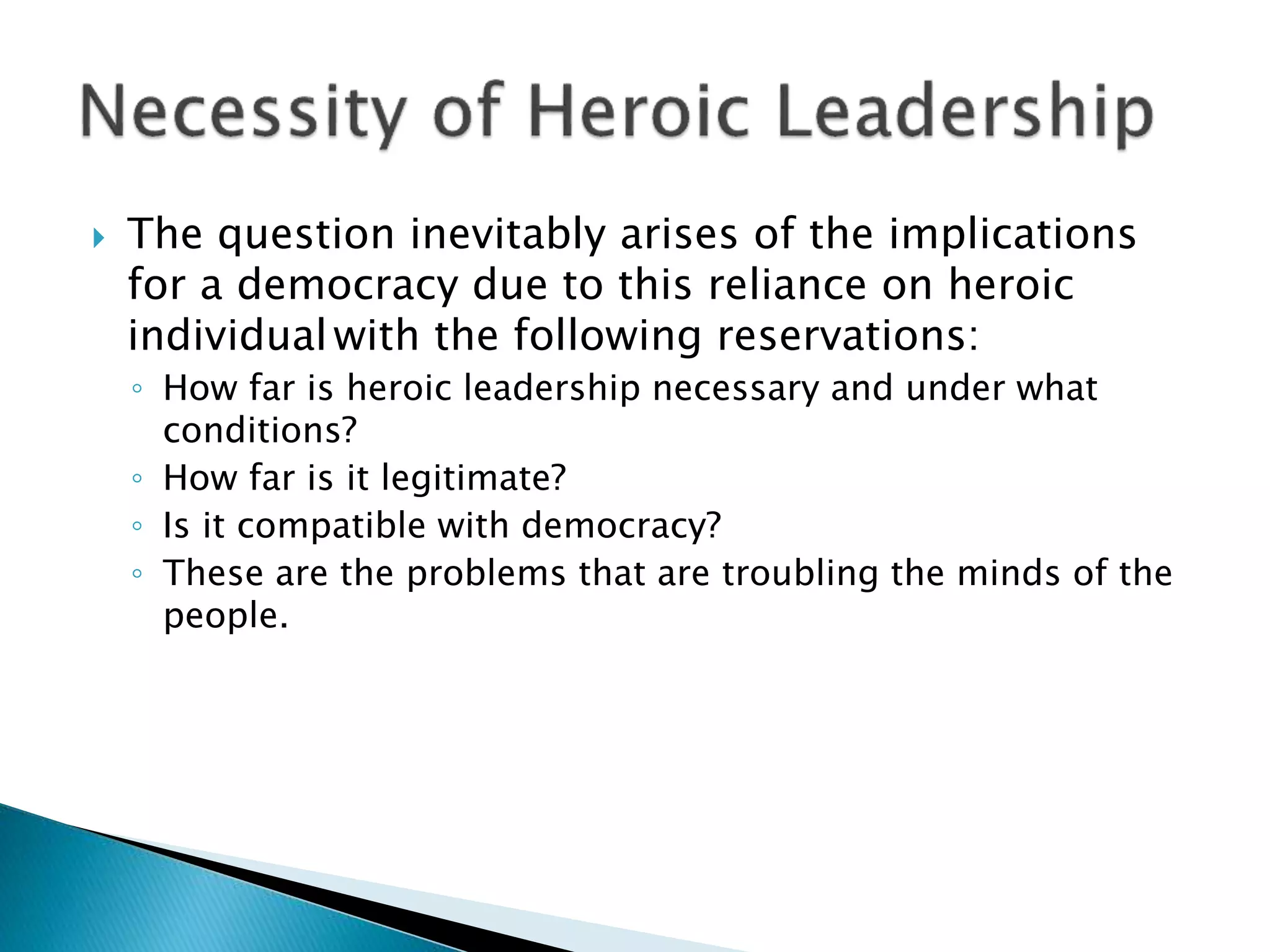 Heroic leadership | PPTX | Christianity | Religion & Spirituality