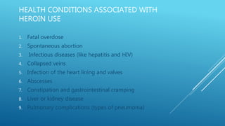 Heroin teachback | PPT