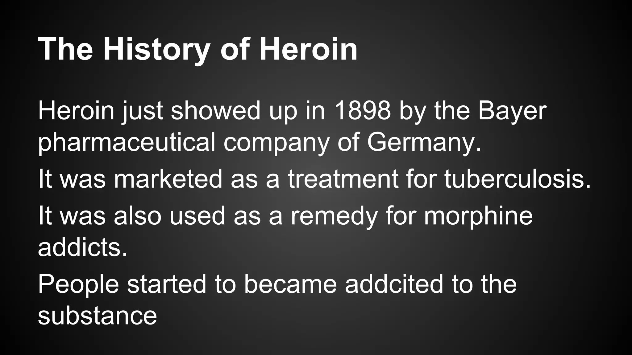 Heroin presentation | PDF