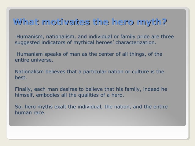 Hero introduction 2013 | PPT