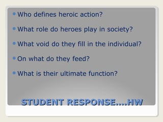 Hero introduction 2013 | PPT