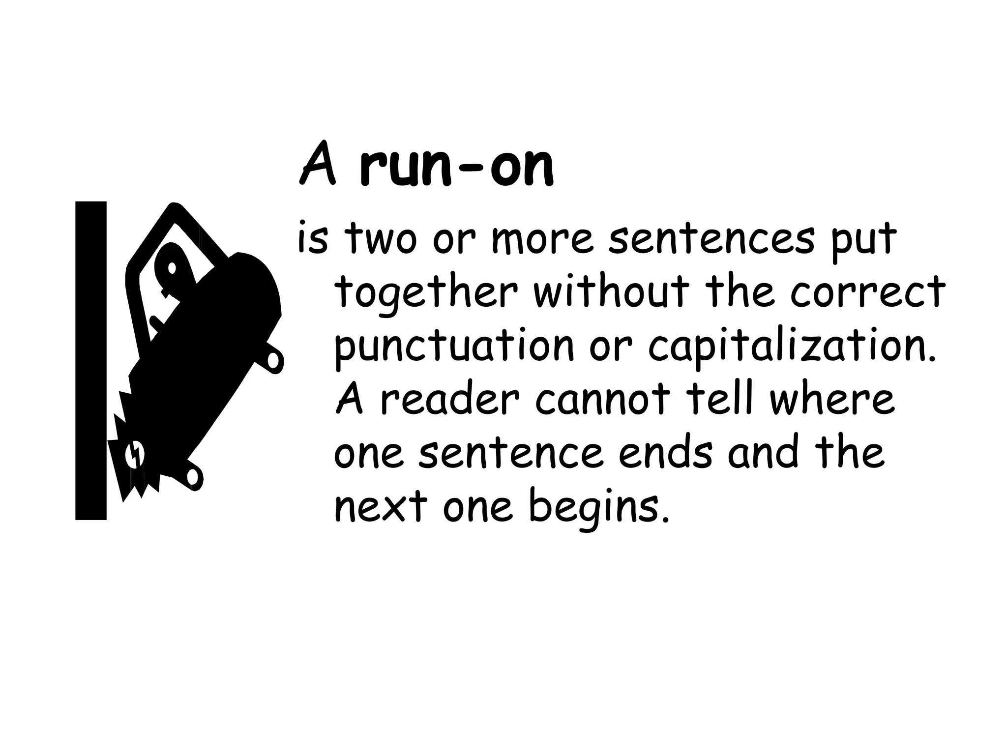 sentence fragments and run-ons | PPT