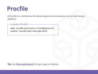 Heroku and Rails Applications | PPT
