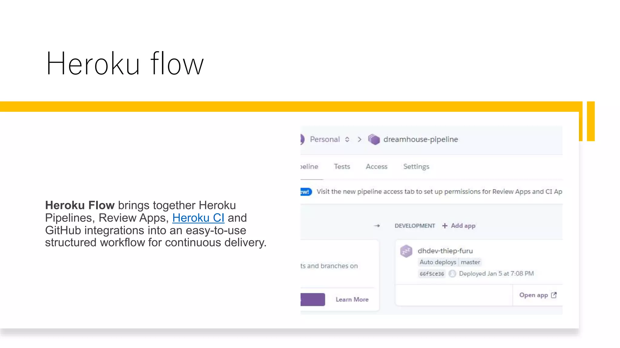 Heroku platform introduction | PPT