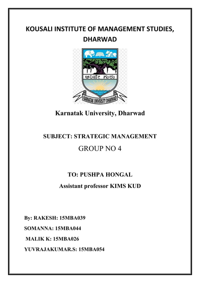 Strategic management by Hero motocop | PDF