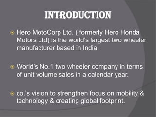 Hero moto corp | PPTX