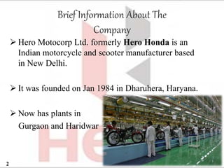 Hero moto corp | PPTX