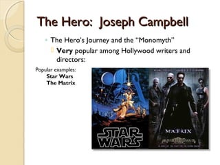 Hero Myths: Tools for Analysis | PPT