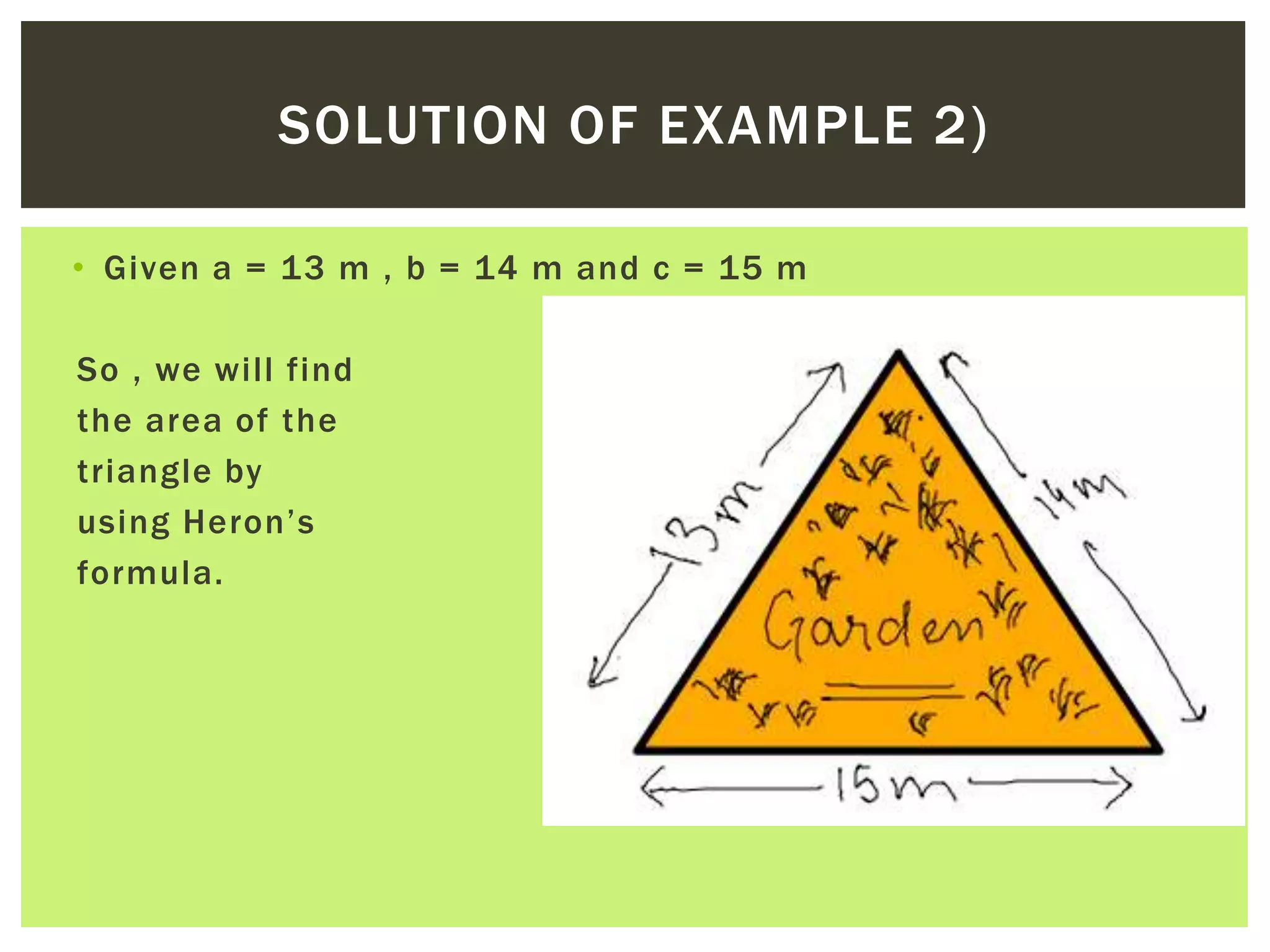 Heron’s formula | PPTX