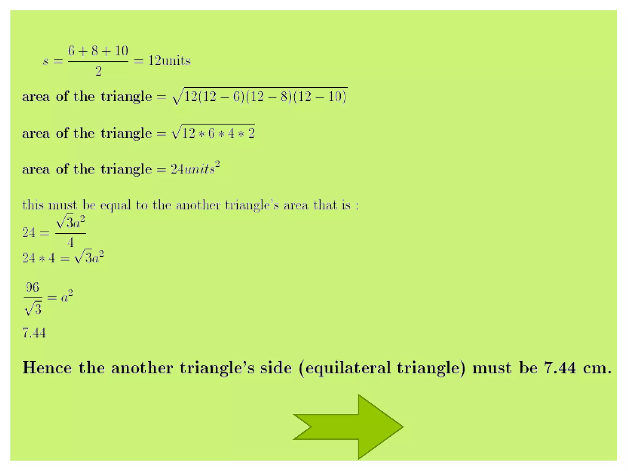 Heron’s formula | PPTX