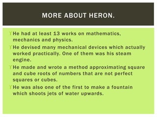 Heron’s formula | PPTX