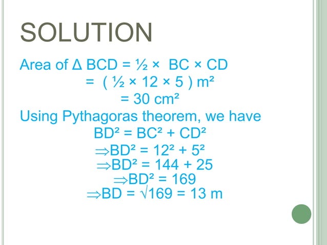 Heron’s formula maths presentation | PPT