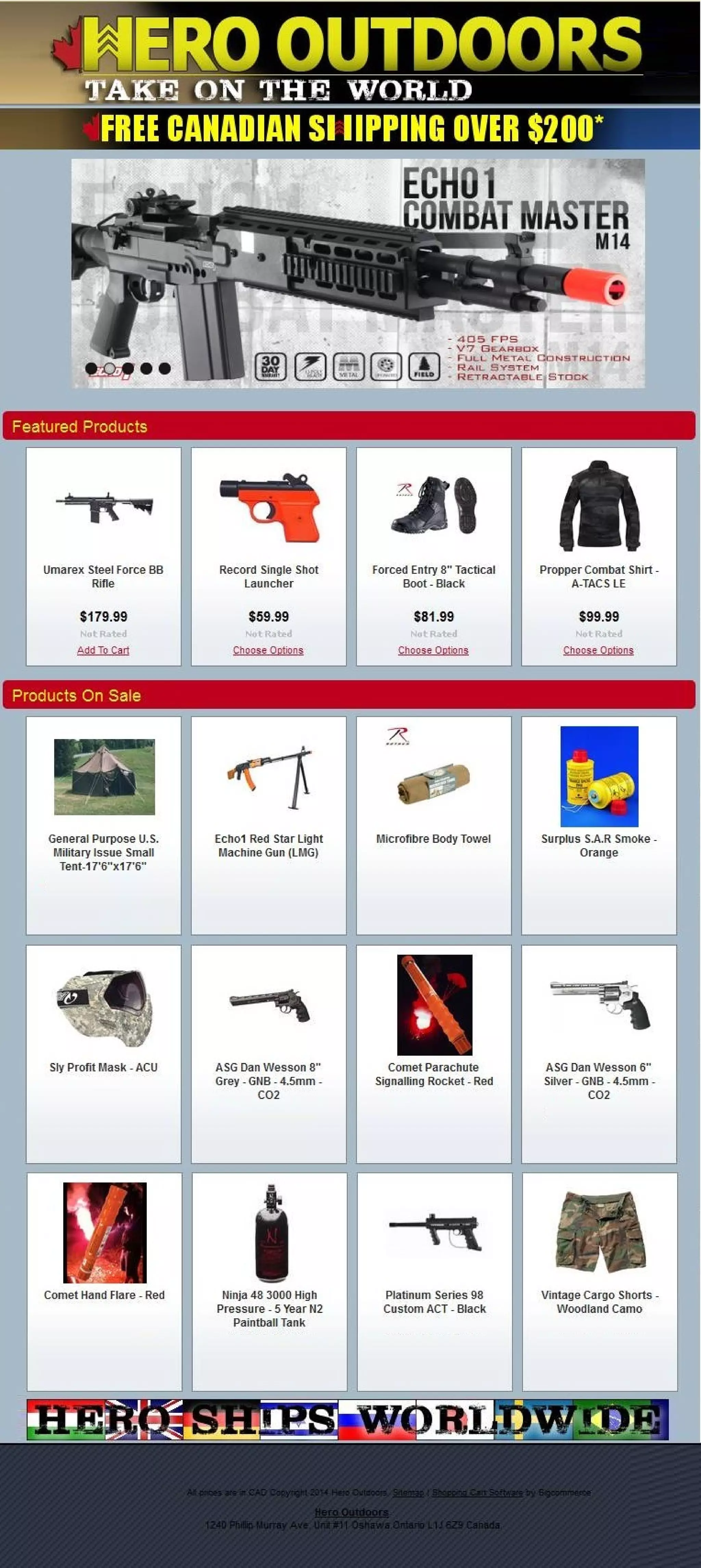 Hero outdoors airsoft guns canada | PDF