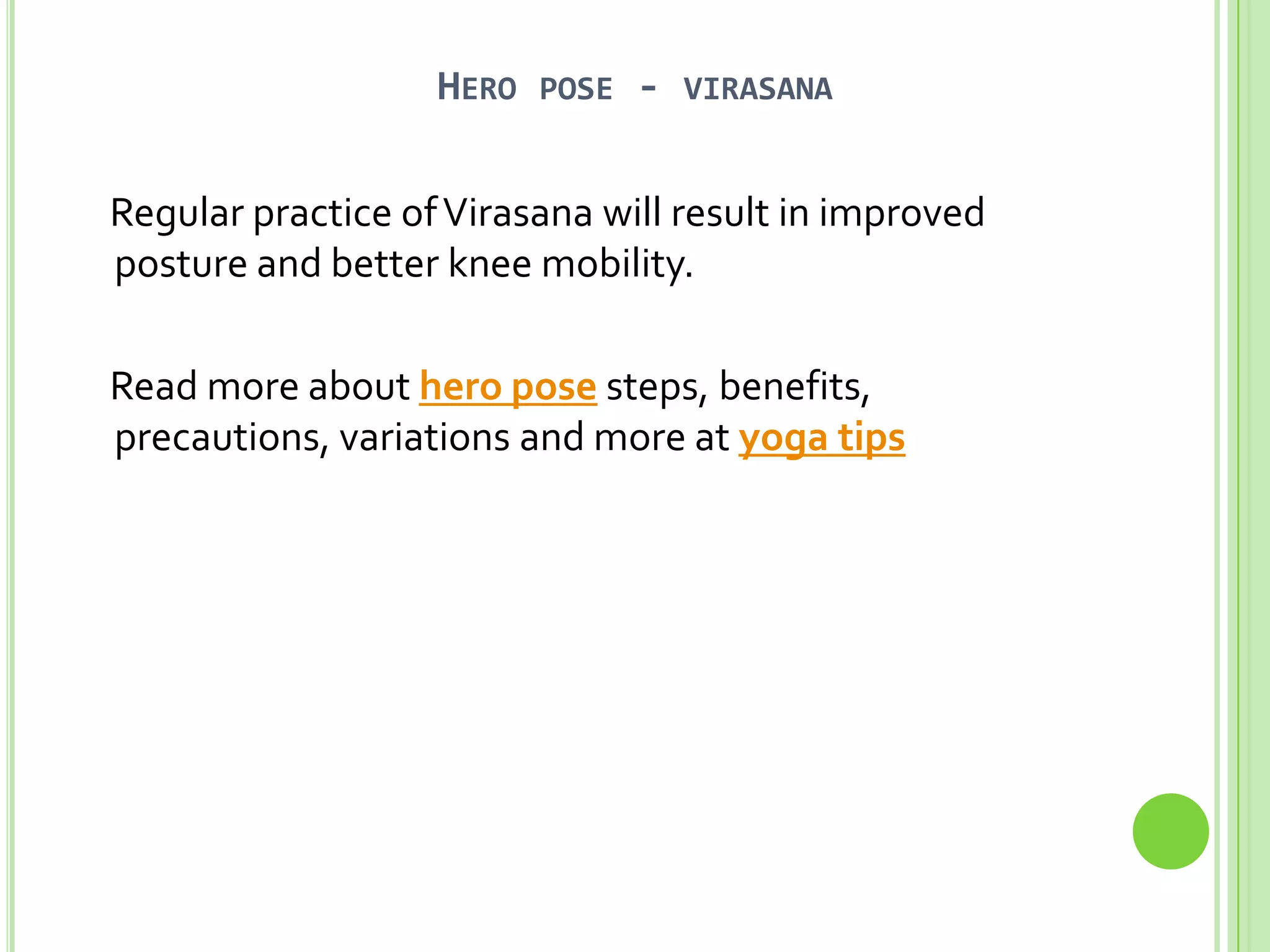 Hero Pose Benefits | PPTX