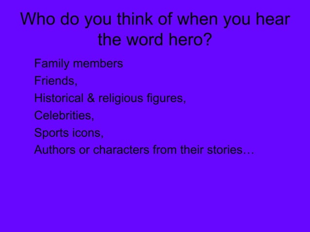 Hero powerpoint | PPTX