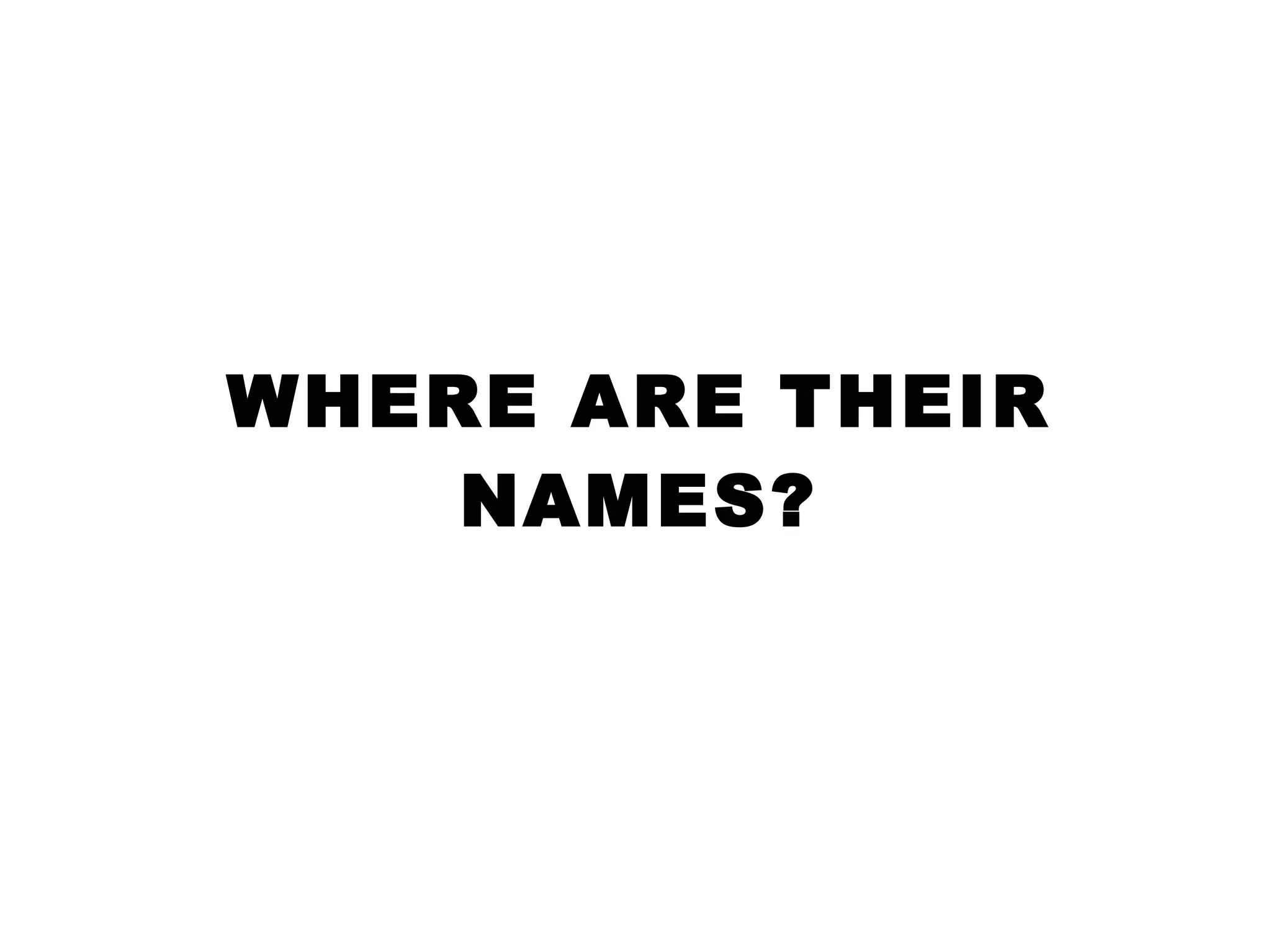 What are their names? | ODP