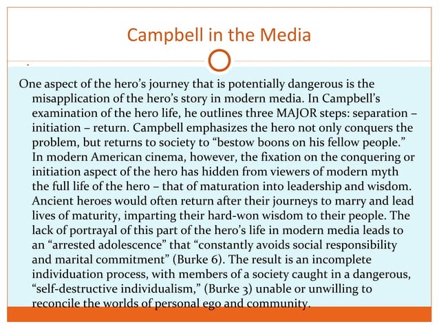 Hero's journey campbell's monomyth powerpoint | PPT