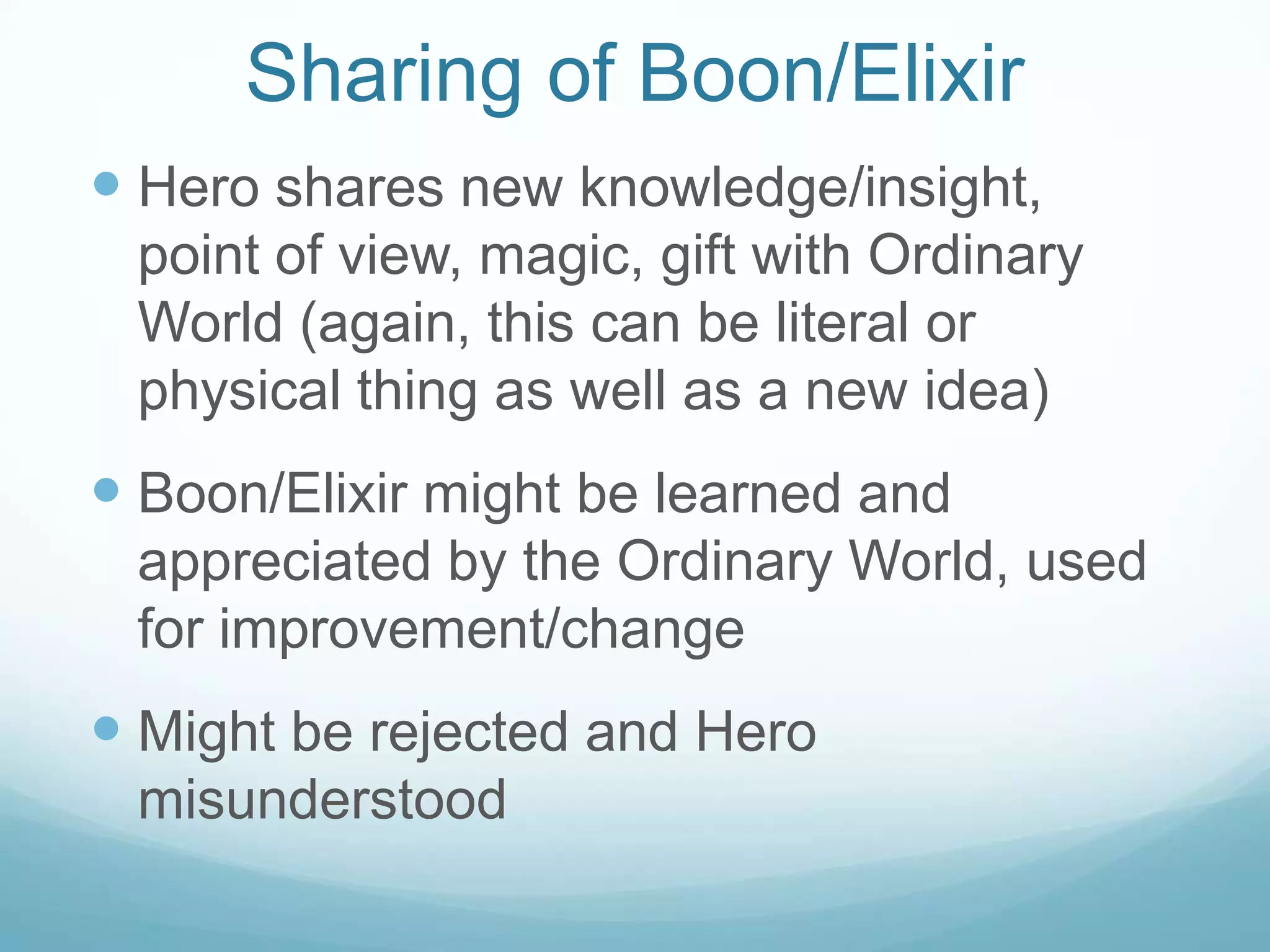 Hero's journey the return | PPTX