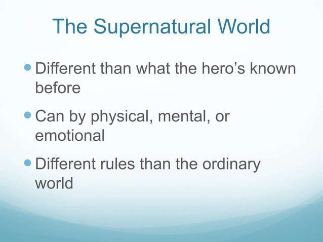 Hero's journey threshold, initiation | PPT