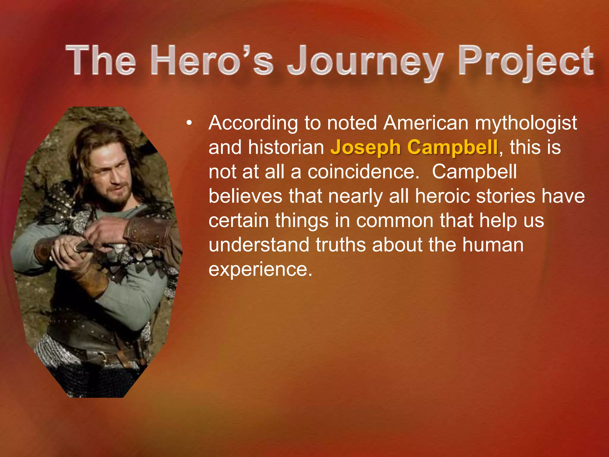 Hero's Journey project details | PPTX