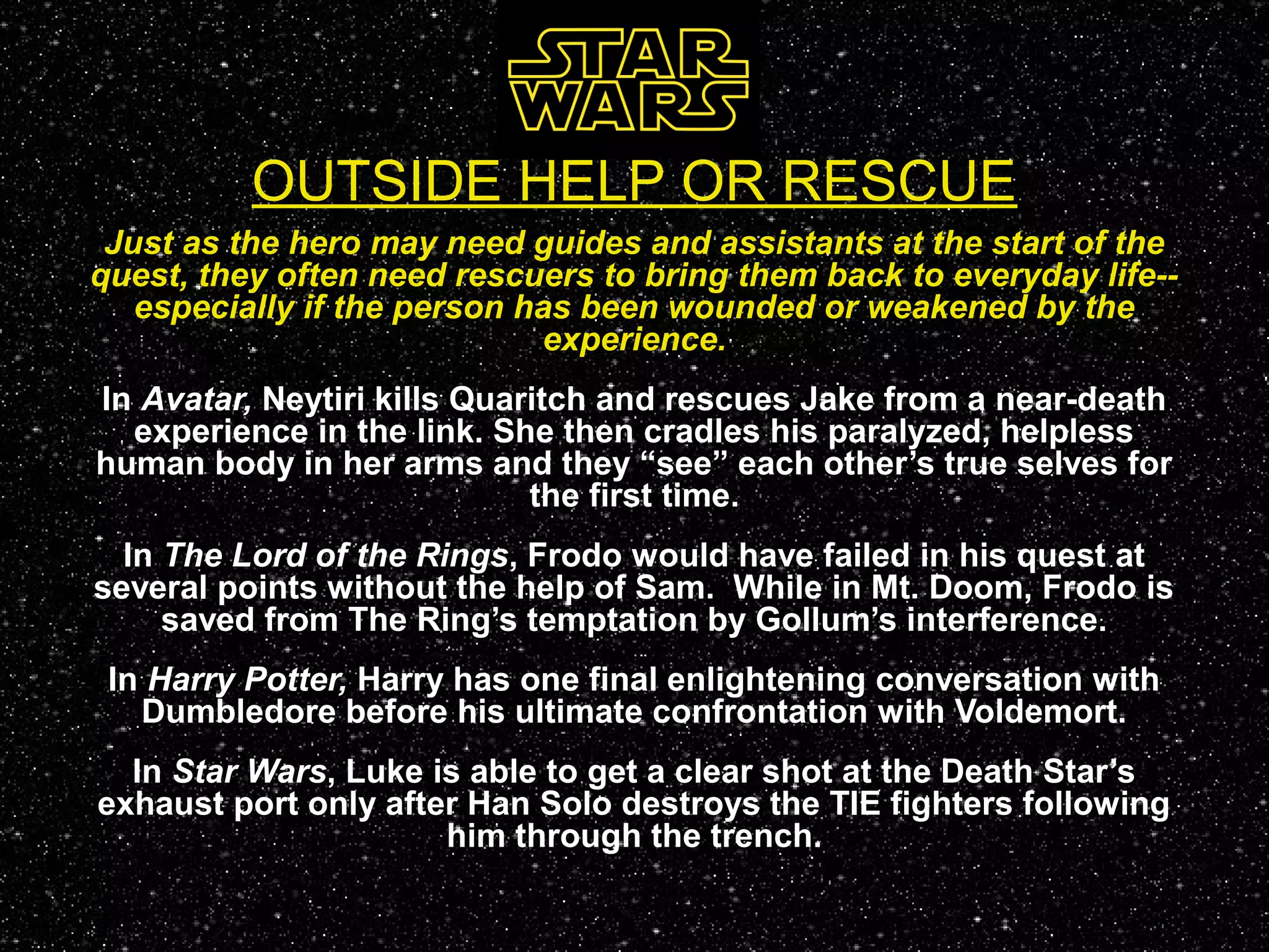 Star Wars 1977, The hero's journey. | PPT