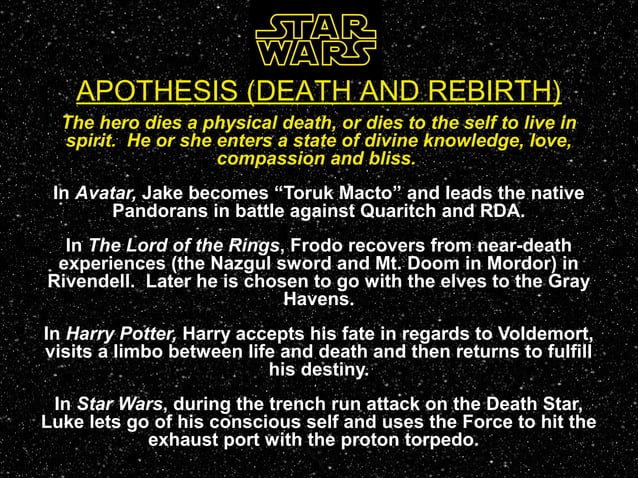 Star Wars 1977, The hero's journey. | PPT