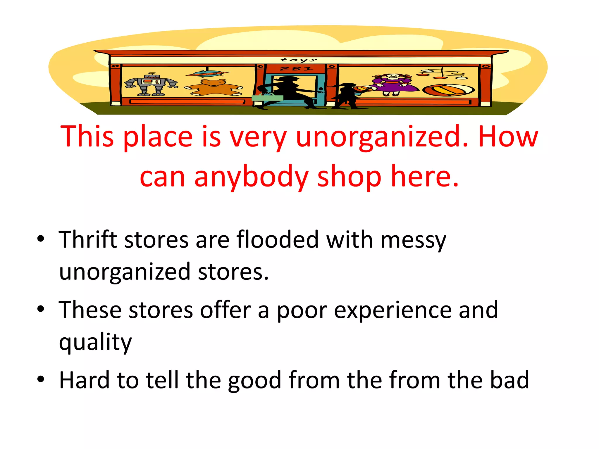 Hero’s thrift storeslides | PPTX