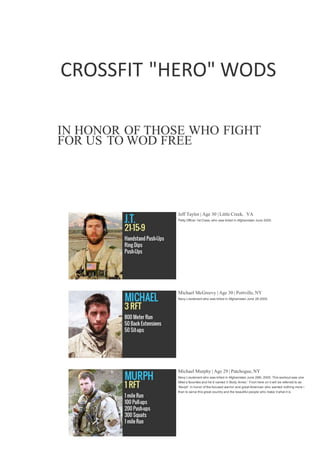Hero wods crossfit | PDF
