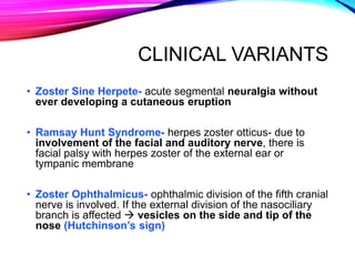 Chicken Pox (Varicella) & Herpes Zoster | PPTX