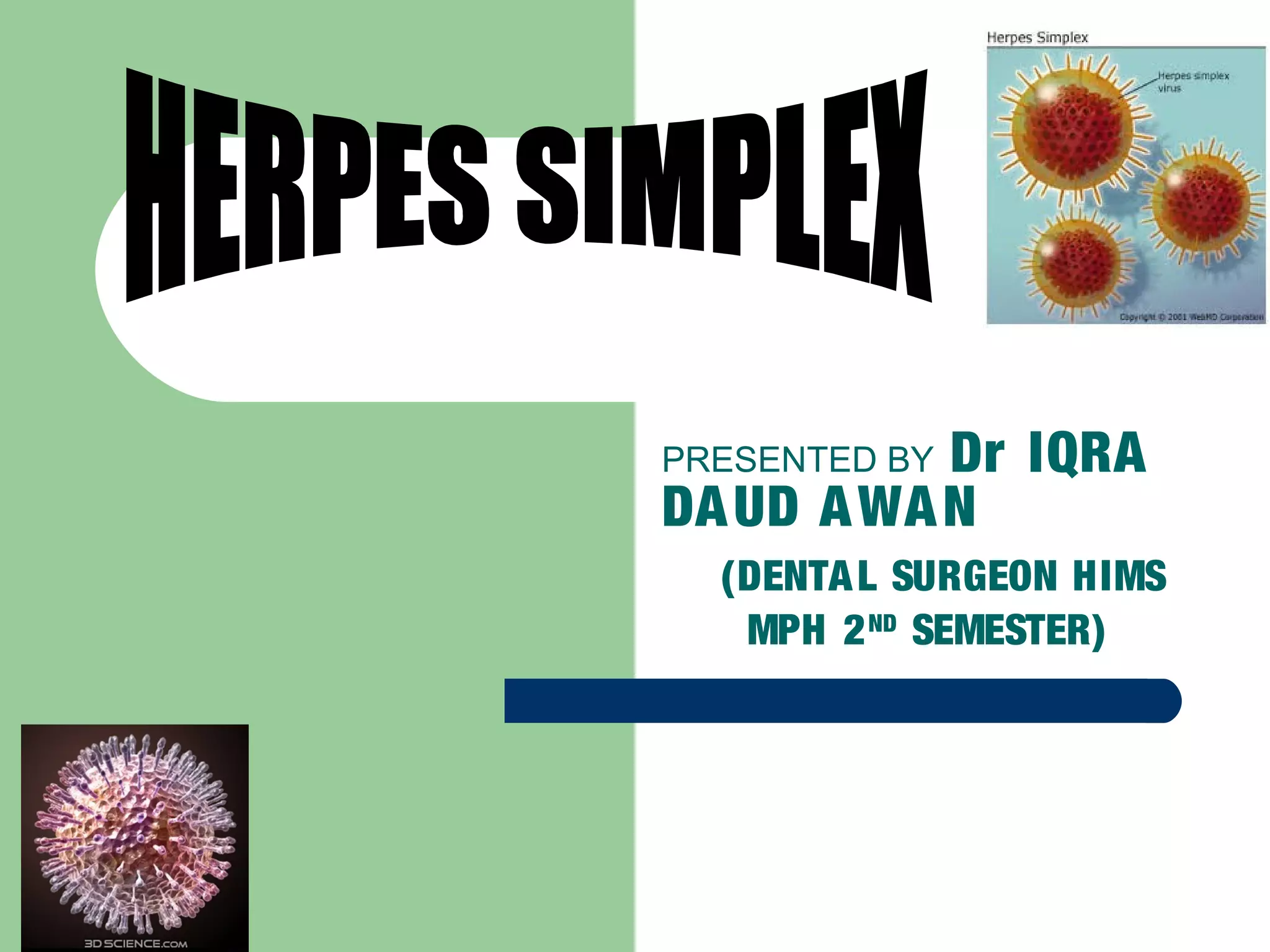 Herpes simplex | PPT