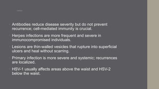 HERPES INFECTIONS PRESENTATION MICROBIOLOGY | PPTX