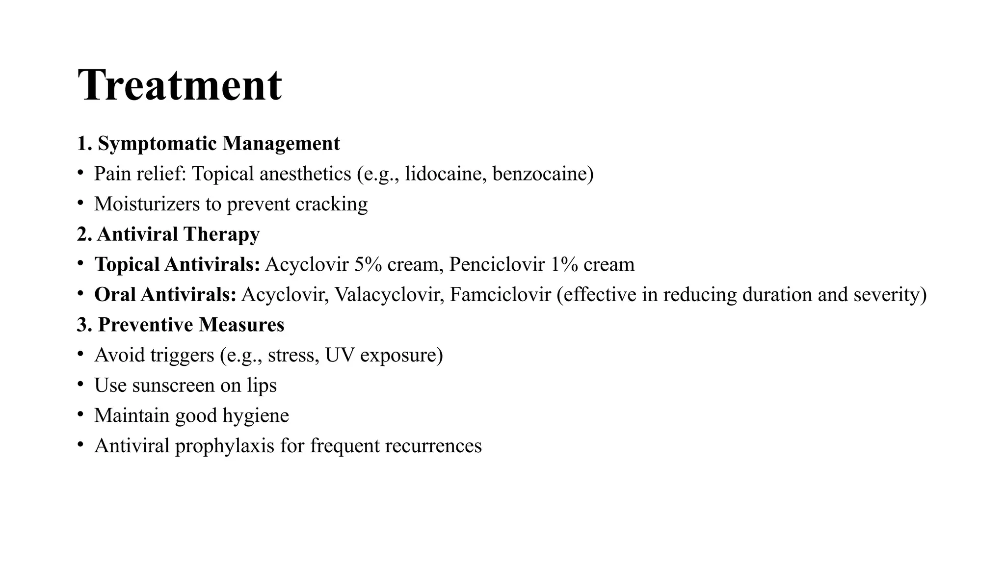 Herpes Labialis : Understanding pathophysiology, Clinical features and treatment | PPT