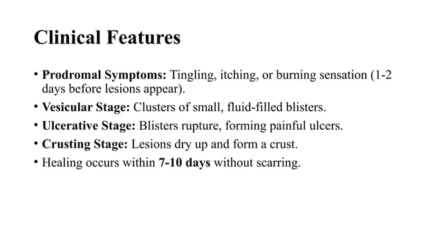 Herpes Labialis : Understanding pathophysiology, Clinical features and treatment | PPT
