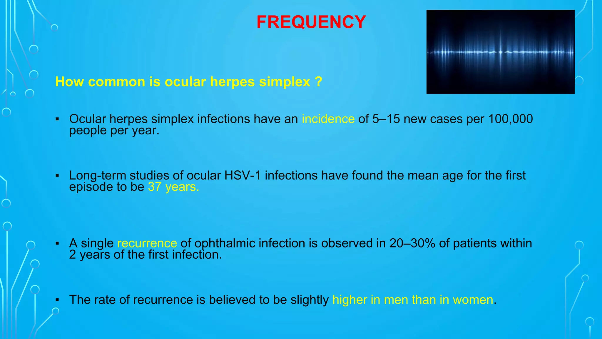 Herpes Simplex Keratitis .pptx | Eye and Vision Conditions | Diseases ...